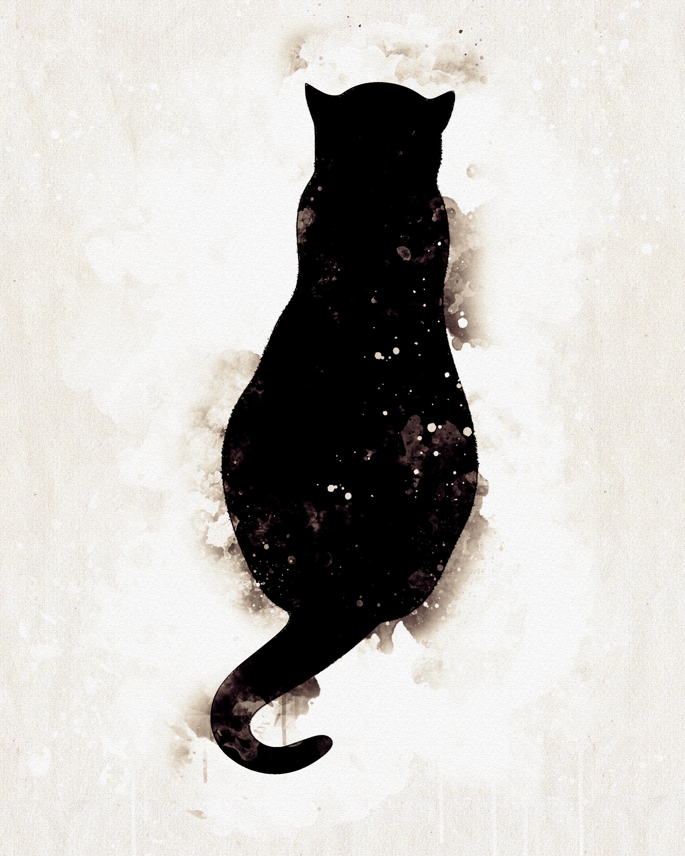 Printable Watercolor Cat Art Prints Set of 6 Cat Art Prints | Etsy