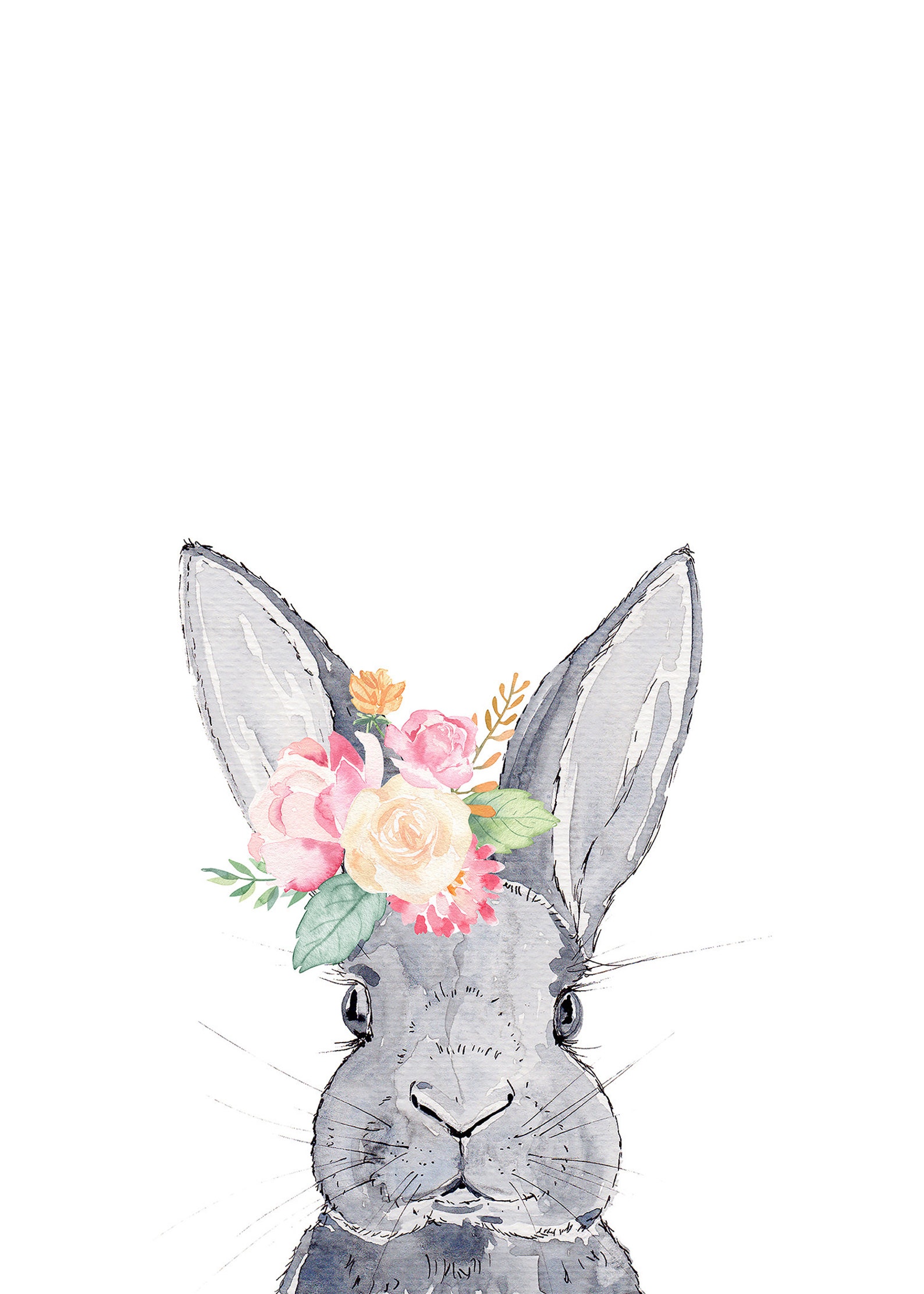 Printable Baby Shower Card Rabbit Baby Shower Greeting Card | Etsy