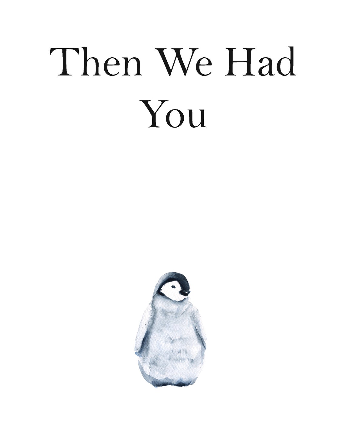 Penguin Set of 3 Prints Printable Penguin Print Set Set of 3 | Etsy