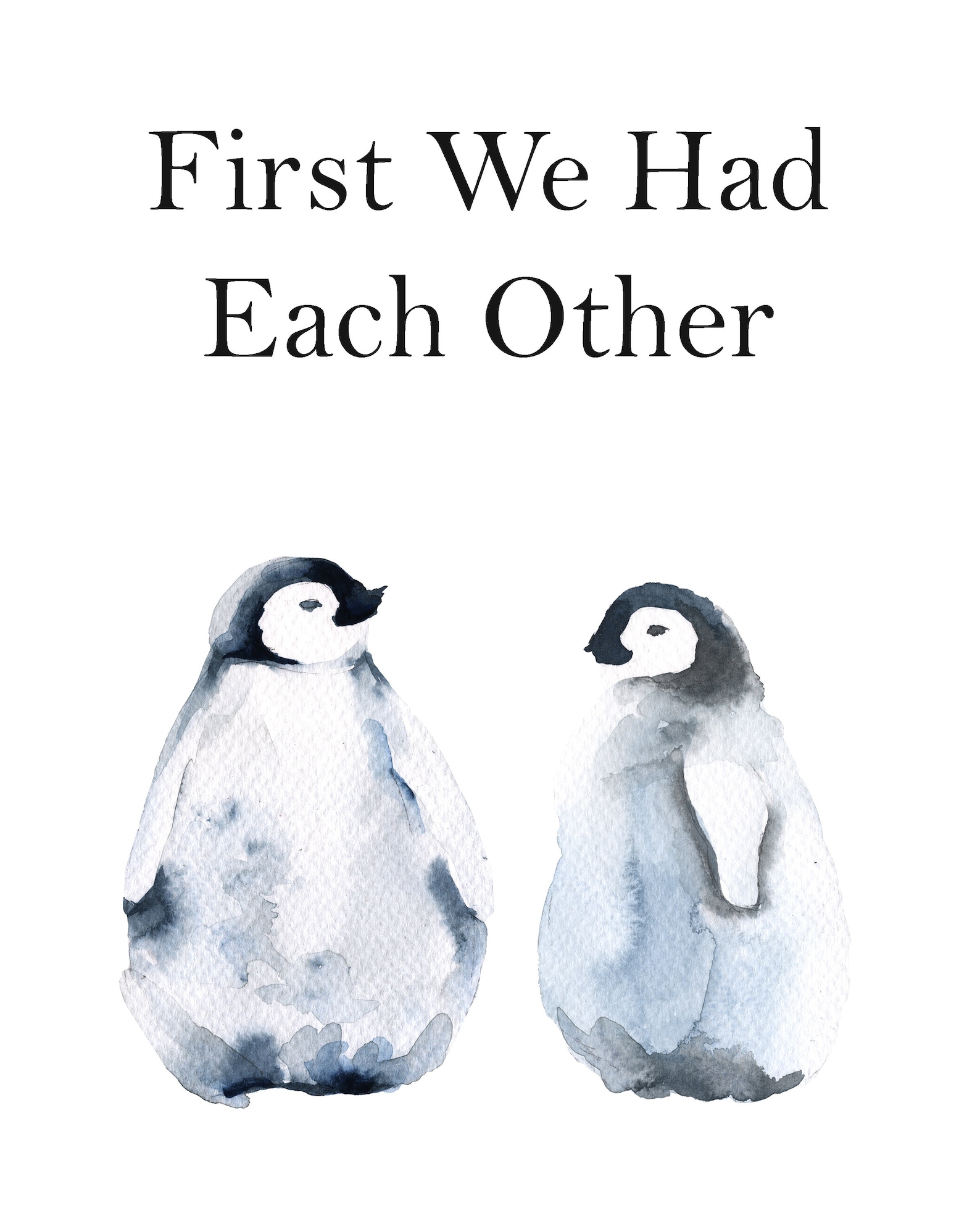 Penguin Set of 3 Prints Printable Penguin Print Set Set of 3 | Etsy