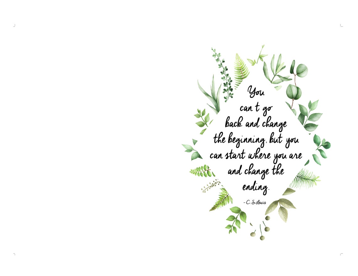 CS Lewis Quote Printable Card Encouragement Card - Etsy