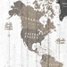 Map of the World World Map Poster Detailed World Map Travel - Etsy