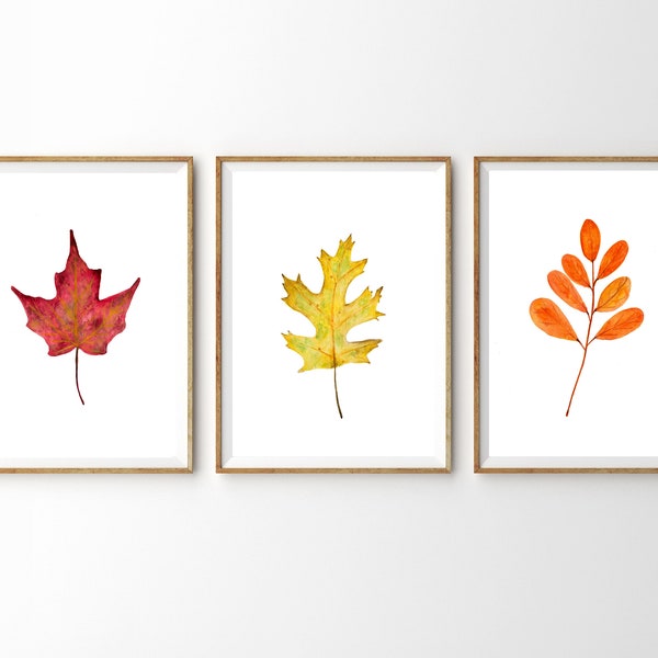 Fall Leaves Print - Etsy