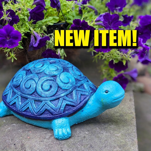 Hand Painted Turtle - Etsy