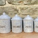 Set of 6 Enamel Nesting Canisters 1950s, Enamel Spice Pots - Etsy