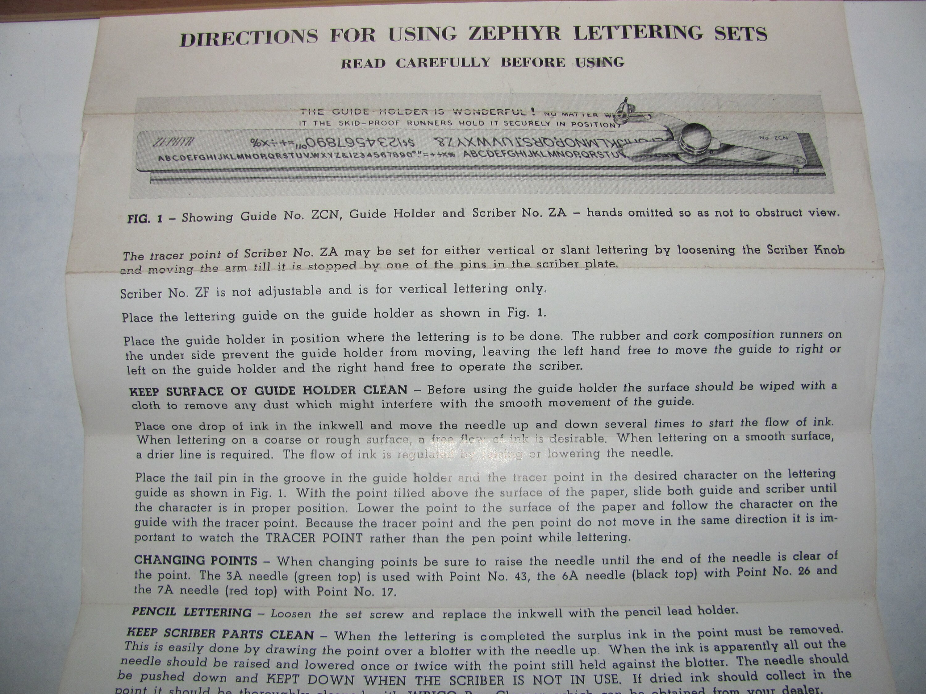 VINTAGE ZEPHYR Lettering Set No. Z-1 | Etsy