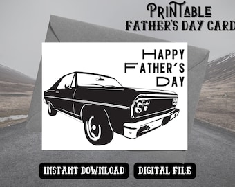 Printable Motorcycle Fathers Day Card A2/A7 Fathers Day / Fathers Day ...