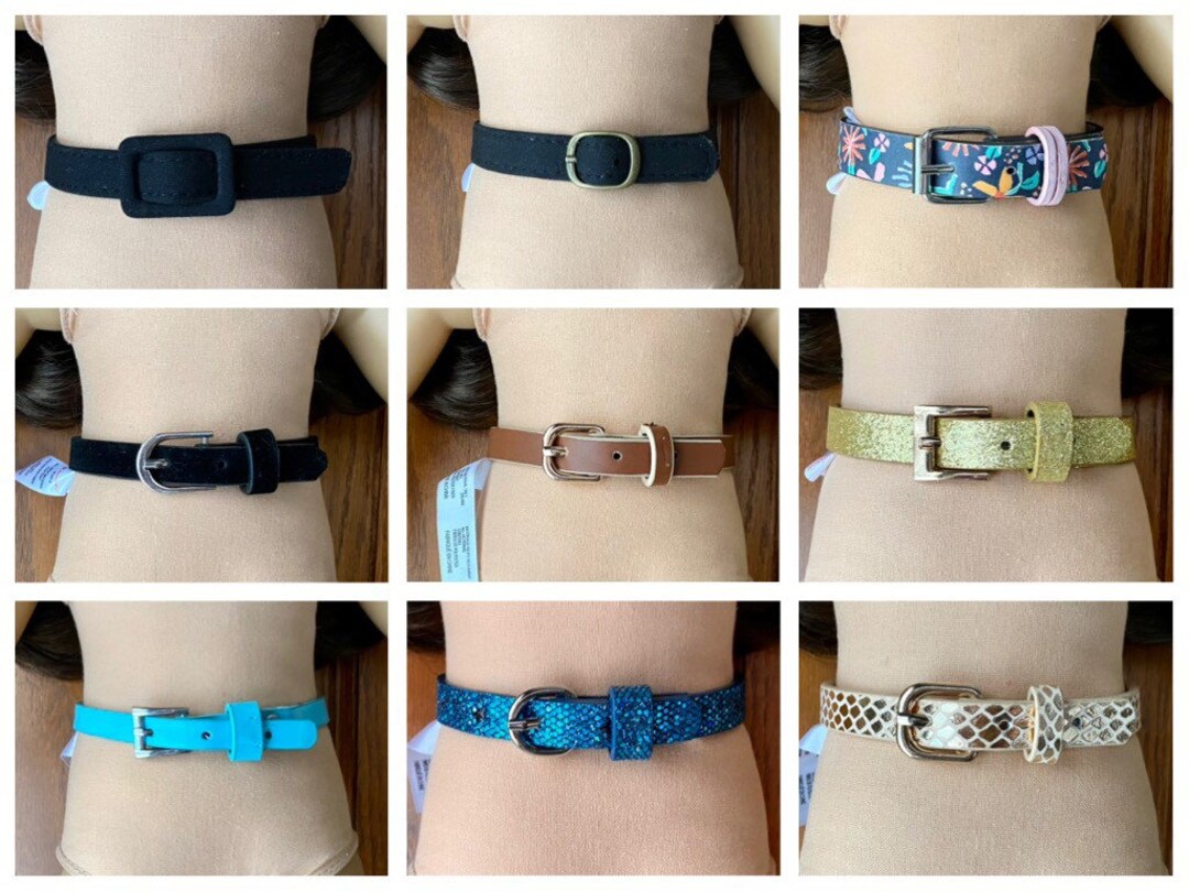 Designer Doll Belts. Custom "limited Edition" 18" Doll Belts Made to ...