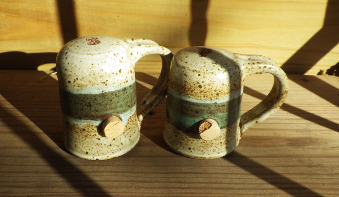 Brian Bachman Studio Pottery Salt and Pepper Shaker Set Vintage ...