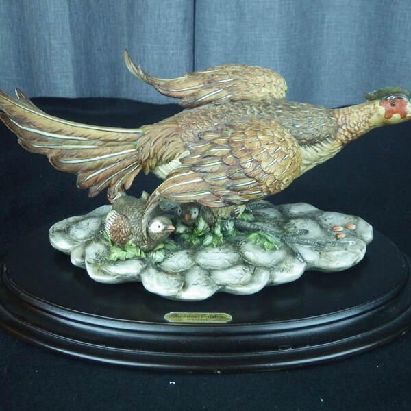 Ceramic Pheasant Figurine - Etsy