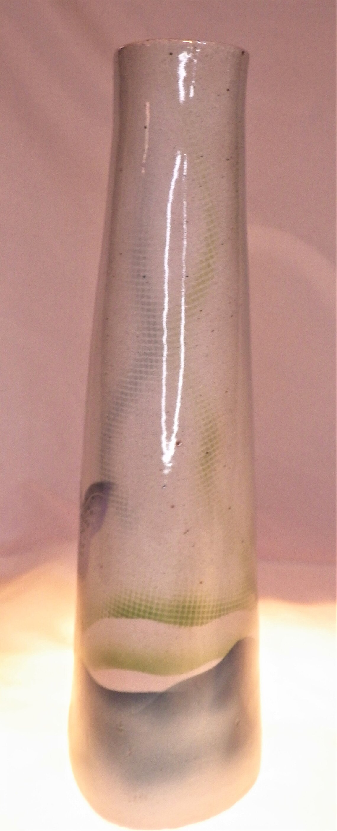 Signed Studio Pottery Large Ceramic Vase Shark Fin Vase Beach | Etsy