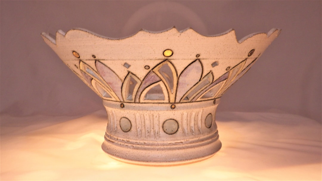 Tim Turner Studio Pottery Pierced Ceramic Bowl Signed Turner '94, Large ...