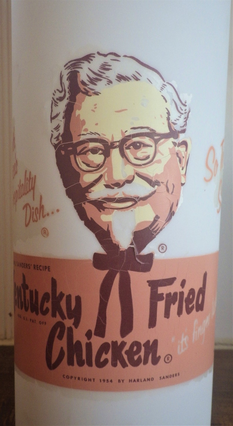 Vintage Kentucky Fried Chicken Pendant Lamp Shade KFC | Etsy