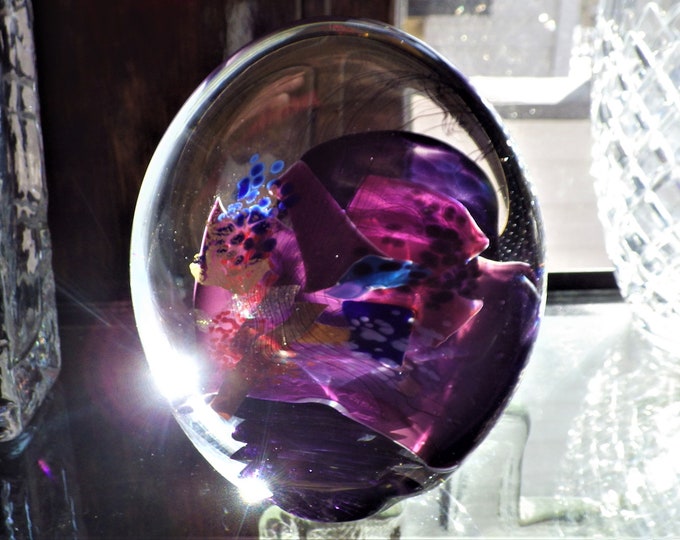 Mark Monson (1957-2013) Art Glass Sculpture Glasshouse Studio Abstract ...