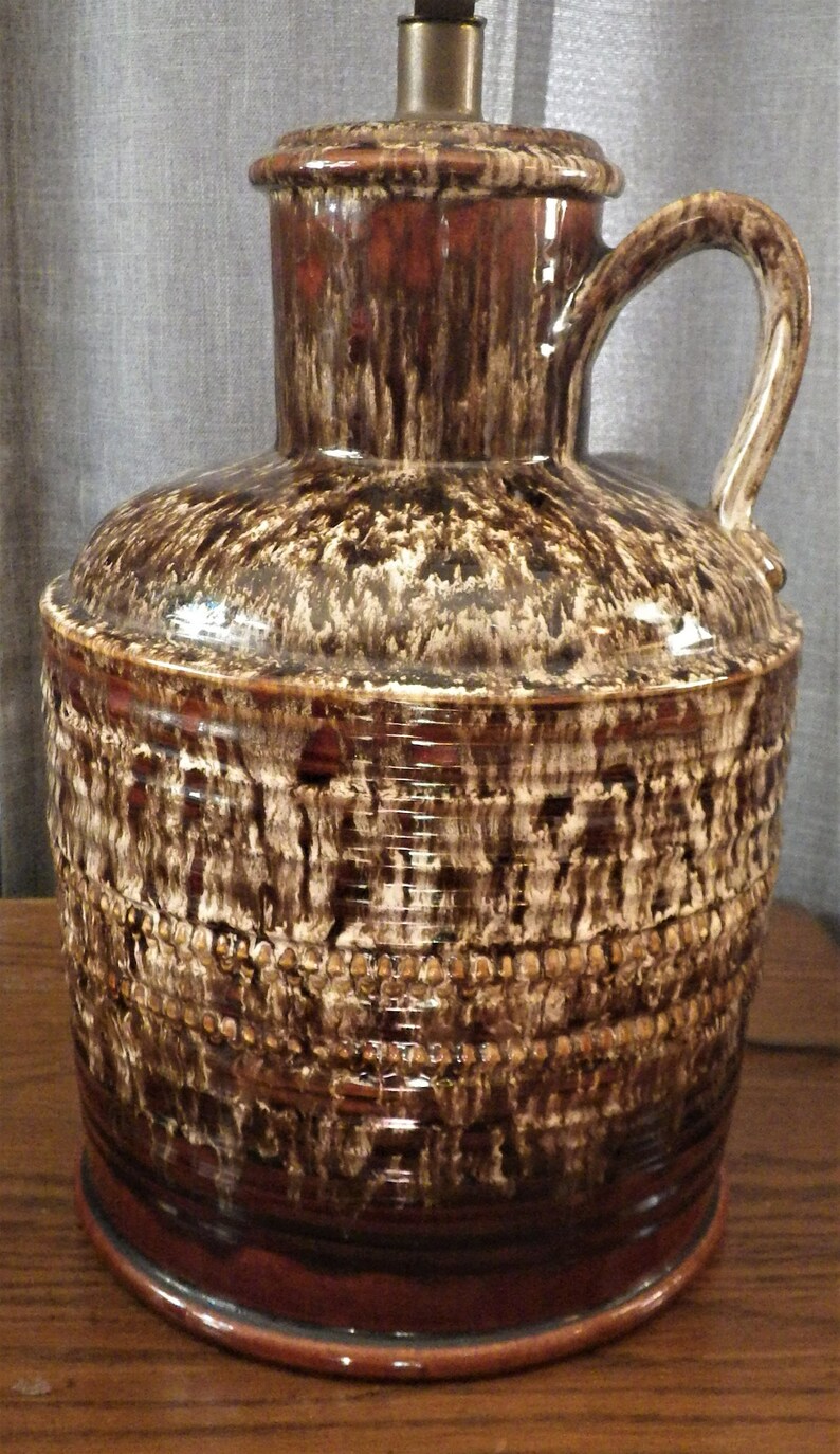 Sebastiano Maglio for Haeger Pottery Hand Thrown Table Lamp | Etsy