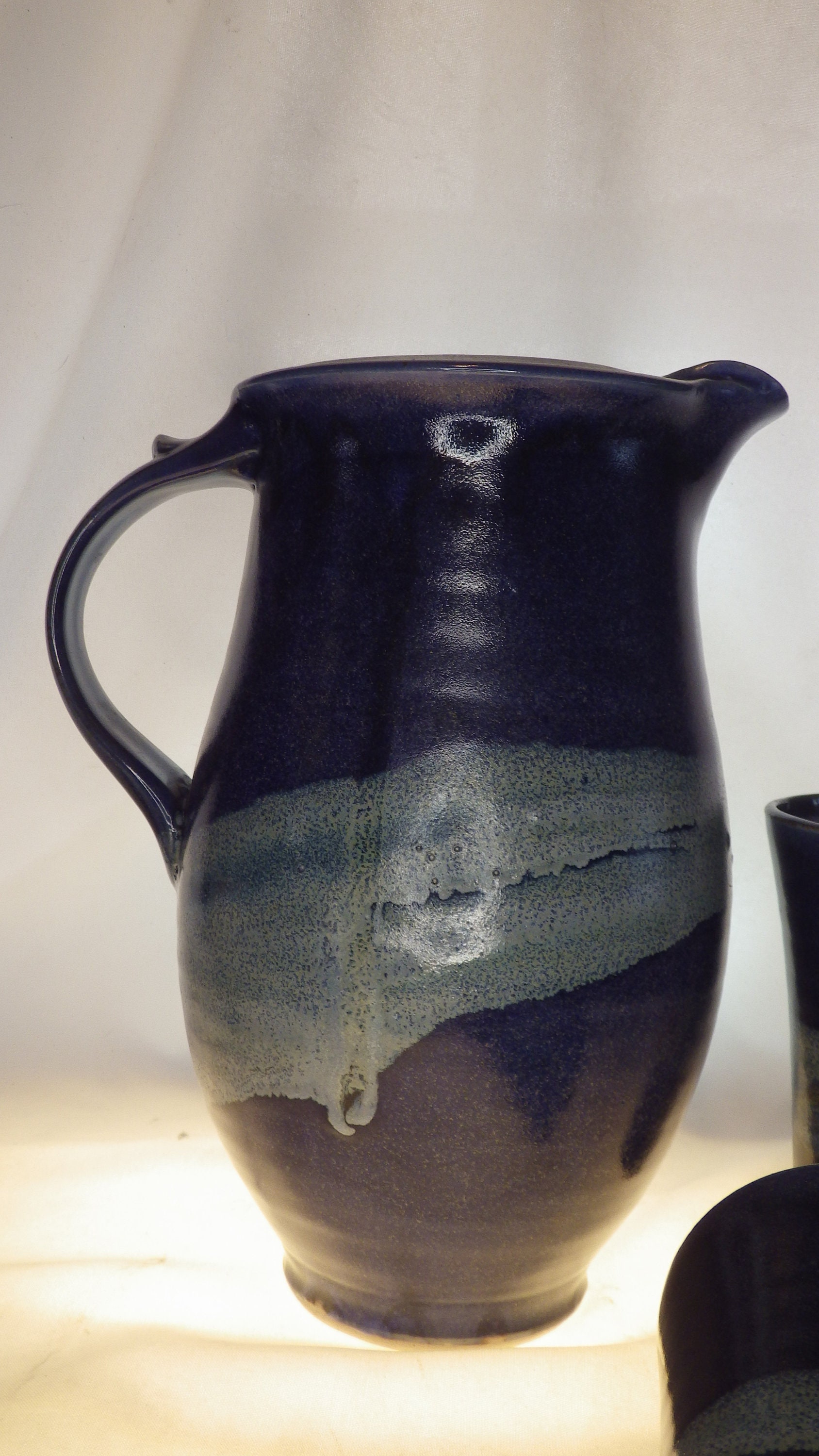 Wagner Pottery Five Piece Drink Set Lemonade Pitcher Studio - Etsy