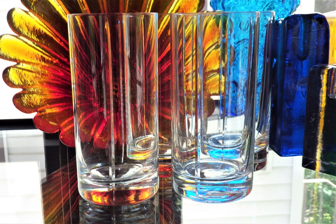 Crate and Barrel Gibson Highball Glasses Set of FOUR 6 1/8 Inch 18 ...