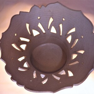 Tim Turner Studio Pottery Pierced Ceramic Bowl Signed Turner '94, Large ...