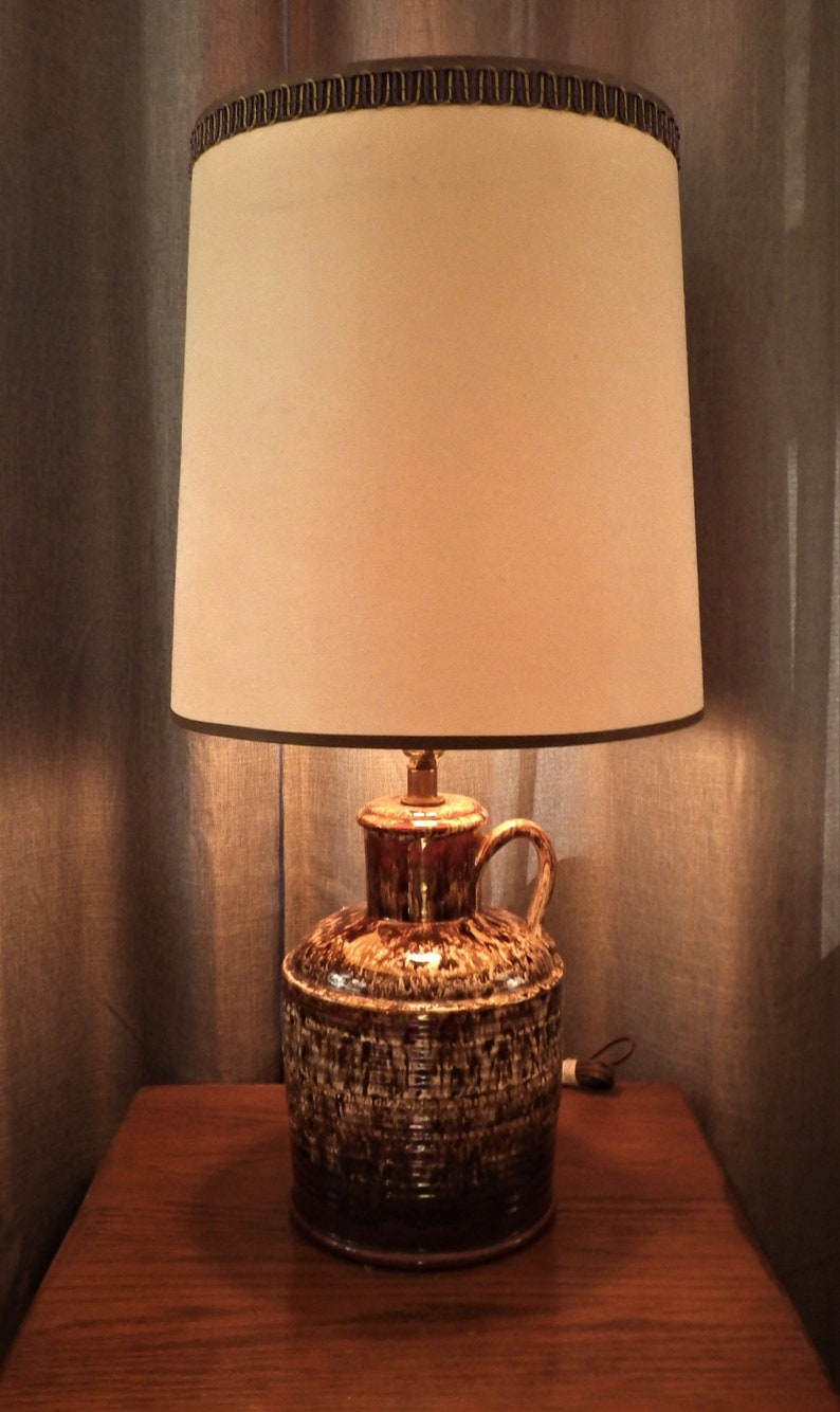 Sebastiano Maglio for Haeger Pottery Hand Thrown Table Lamp | Etsy