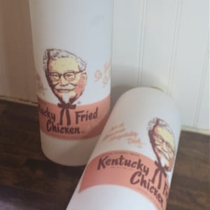 Vintage Kentucky Fried Chicken Pendant Lamp Shade KFC Memorabilia Free ...
