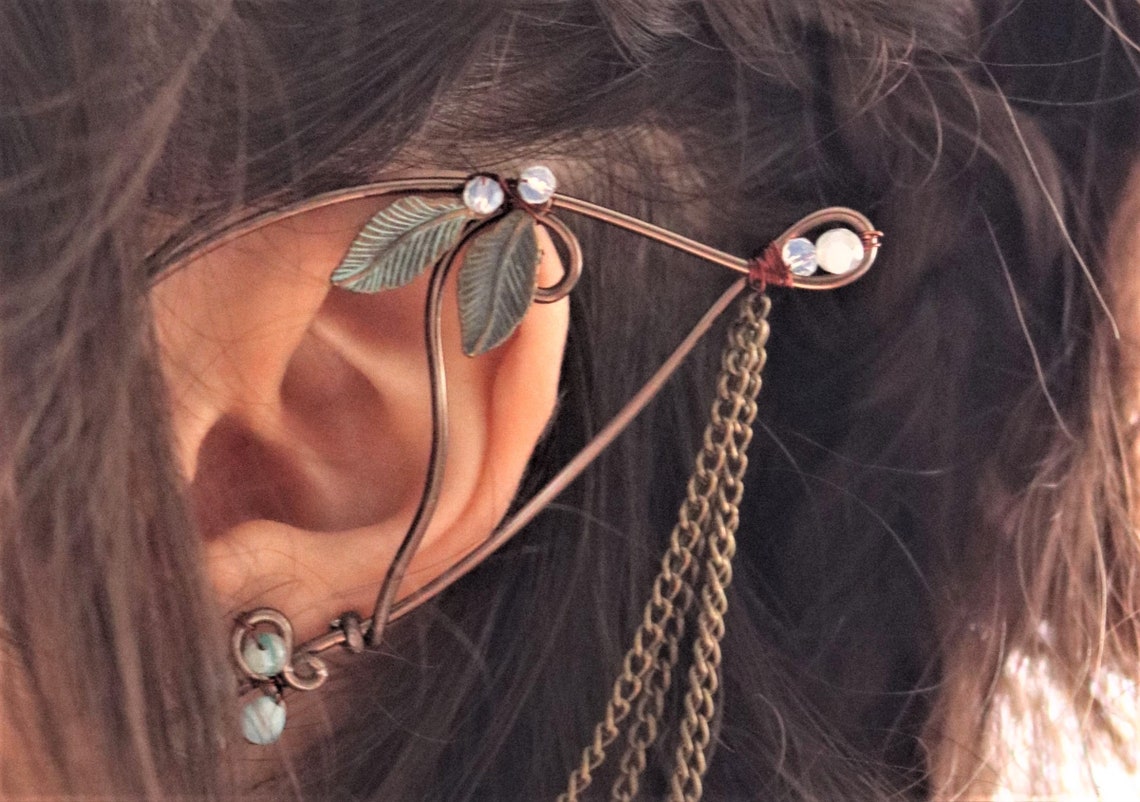 Model Oriana pair Elf Ears Fantasy Elf Ear Cuffs Elven - Etsy