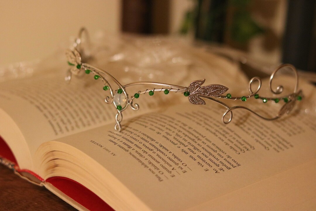 Lord of the Rings Inspired Tiara spring Elf Fantasy, Diadem, Elvish ...
