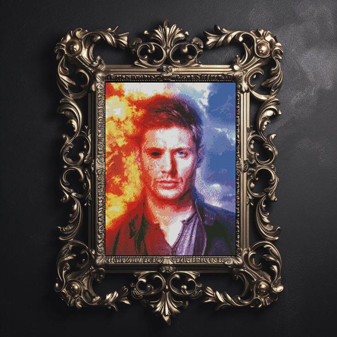 Semi-demon Dean Cross Stitch Pattern, Fantasy Cross Stitch, Demons ...