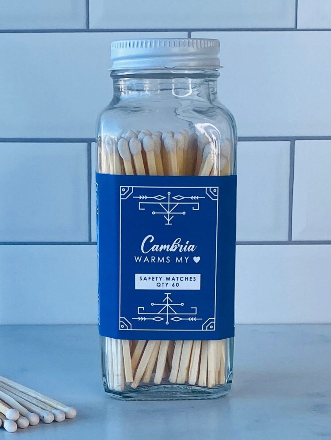 Cambria Safety Matches - Cambria Warms My Heart - Etsy