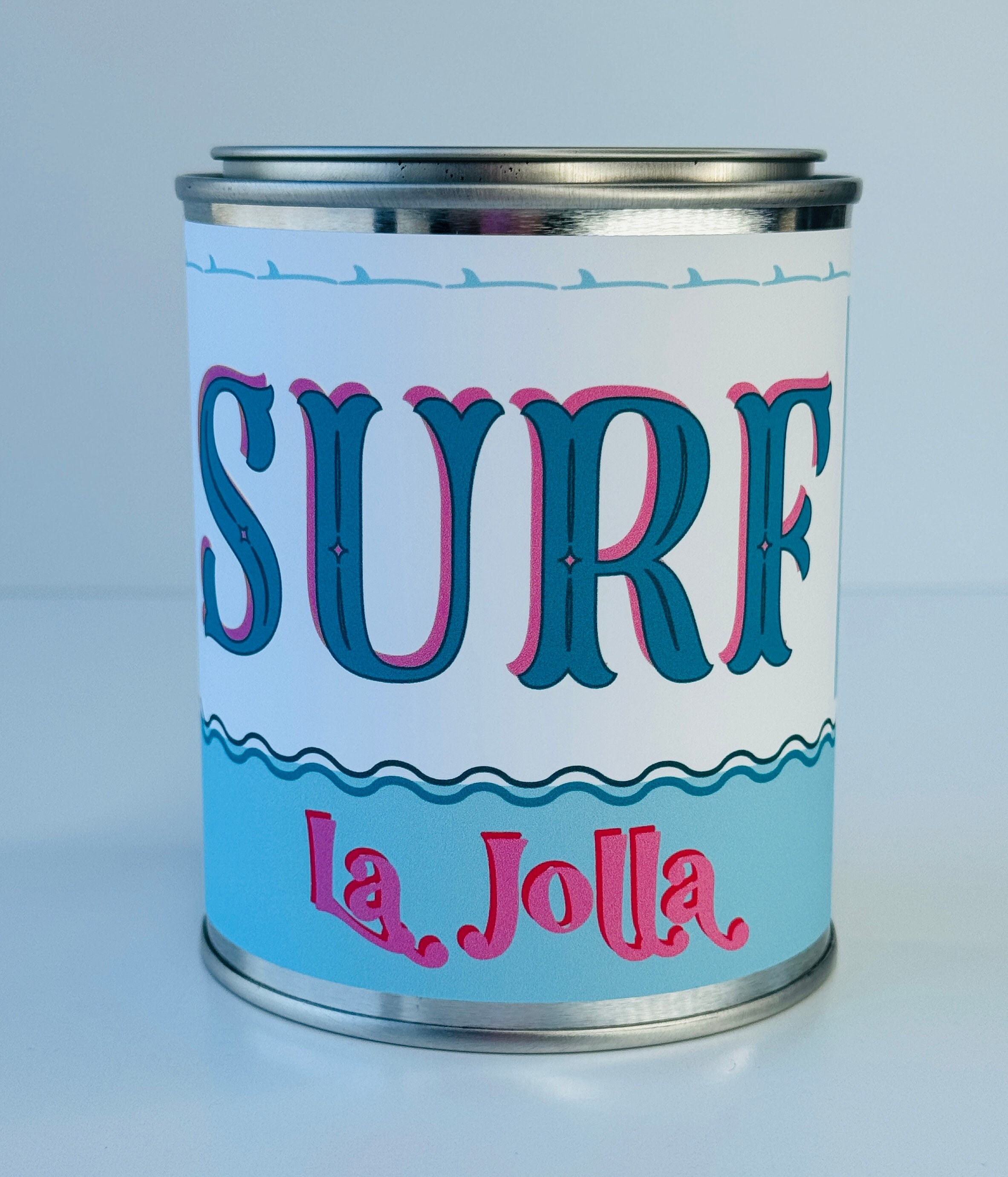 Surf La Jolla - Paint Tin Candle - Etsy