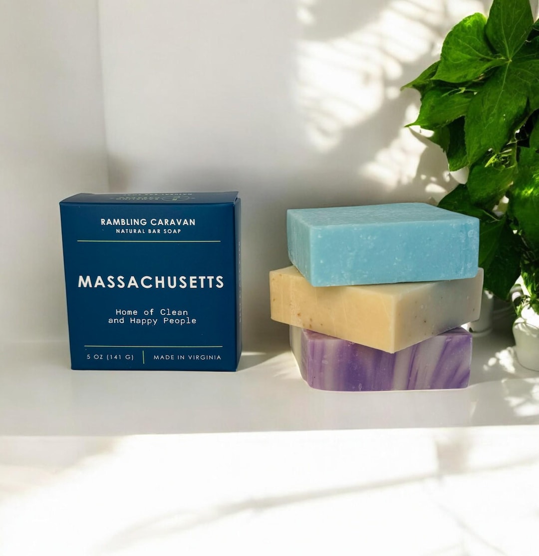 Bar Soap - Massachusetts - All Natural - Etsy