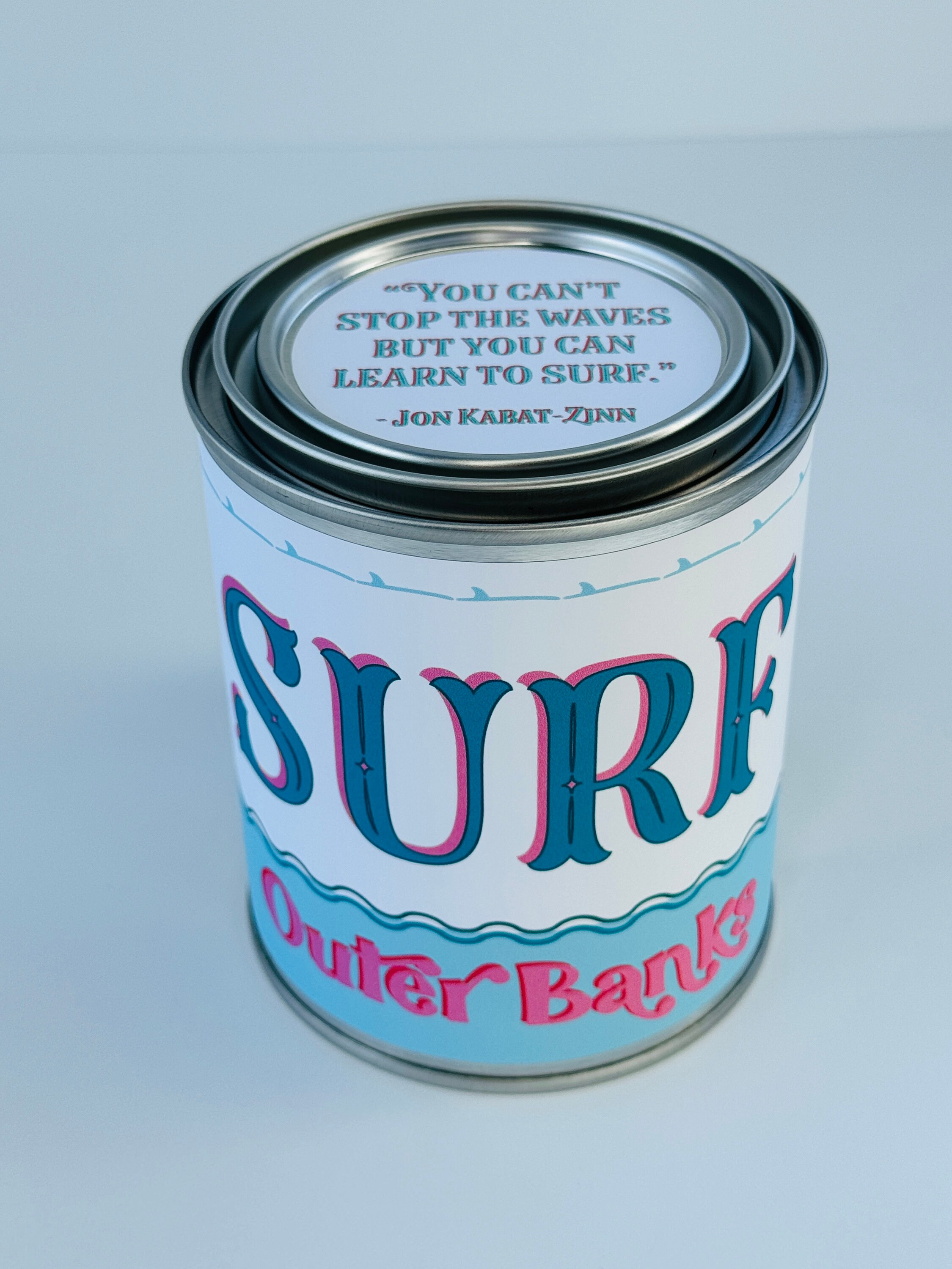 Surf Outer Banks - Paint Tin Candle - Etsy