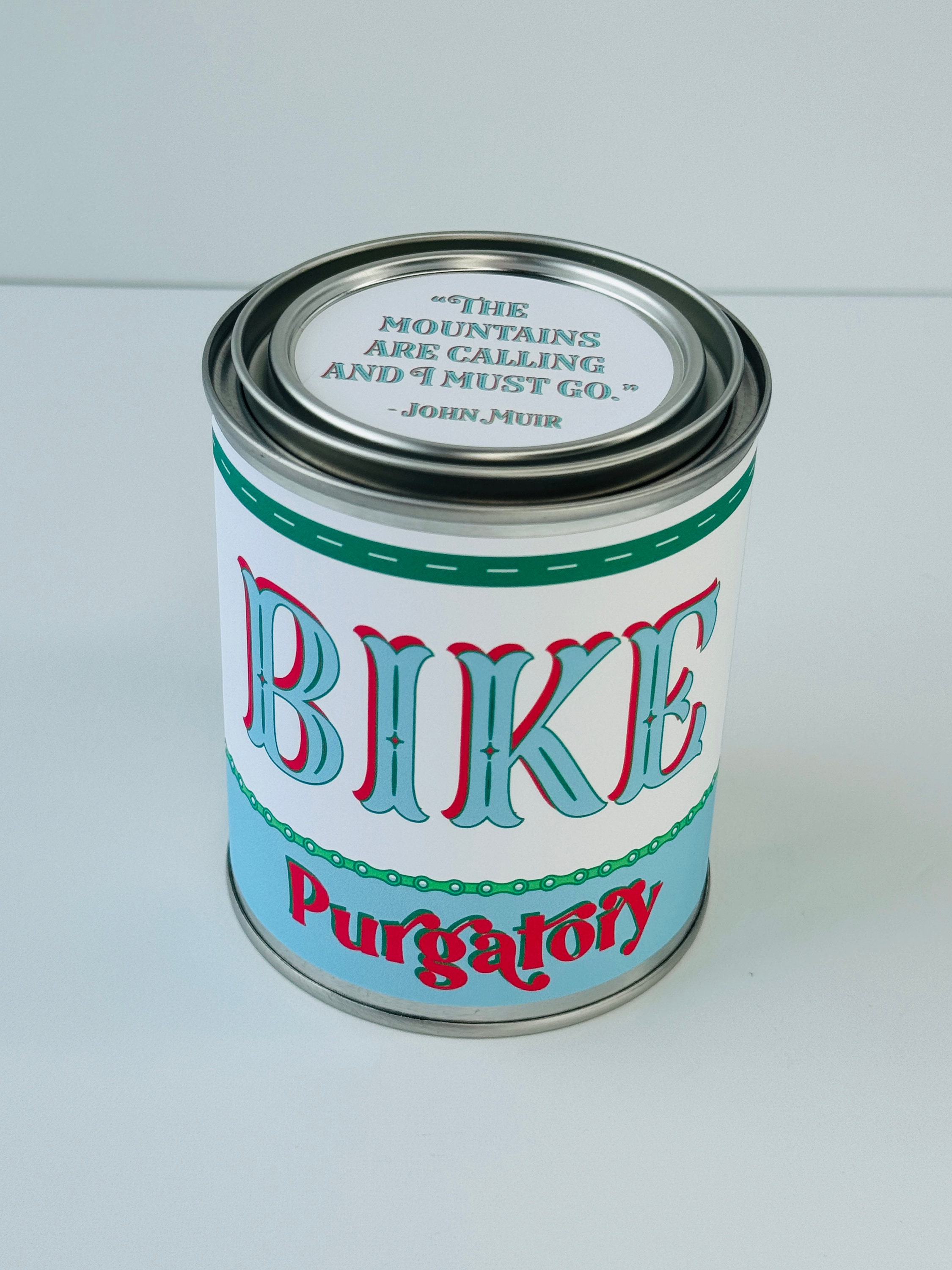 Bike Purgatory - Paint Tin Candle - Etsy