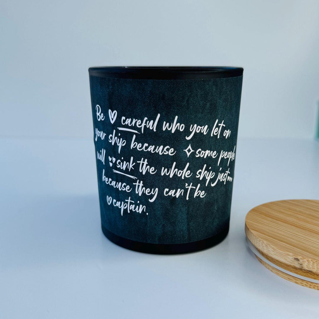 Snarky Candle: Soy Coconut Wax Blend, Wooden Wick, Hand Poured - Etsy
