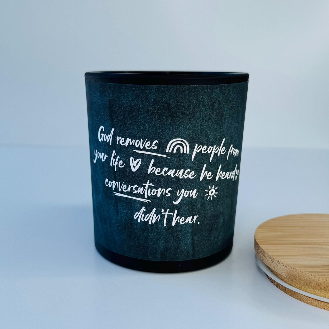 Snarky Candle: God Removes People, Soy Coconut Wax, Hand Poured 12oz - Etsy