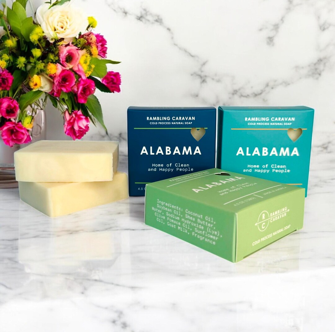 Bar Soap - Alabama - All Natural - Etsy UK