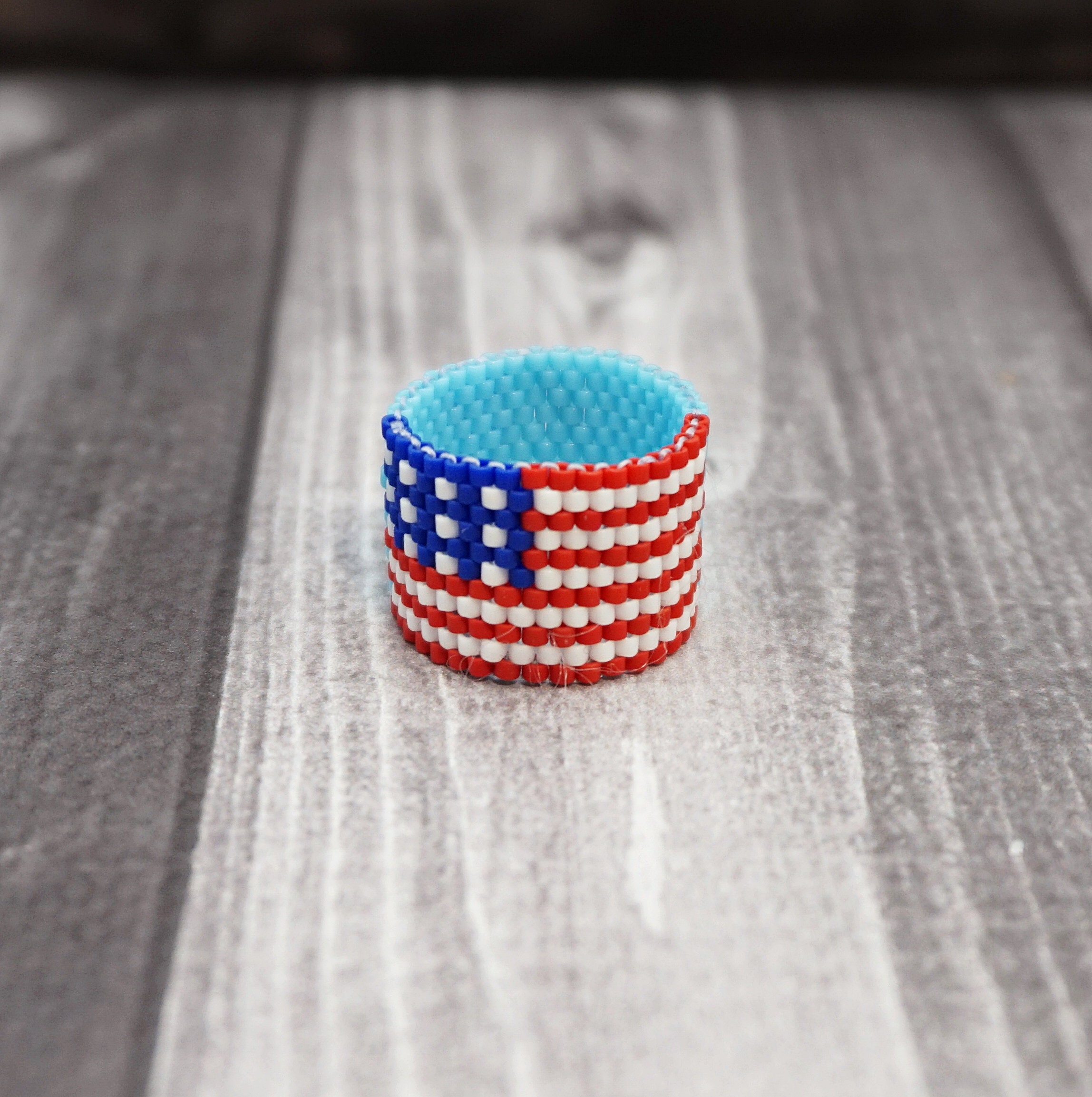 American Flag Ring USA Flag US Patriotic Jewelry Stars and - Etsy