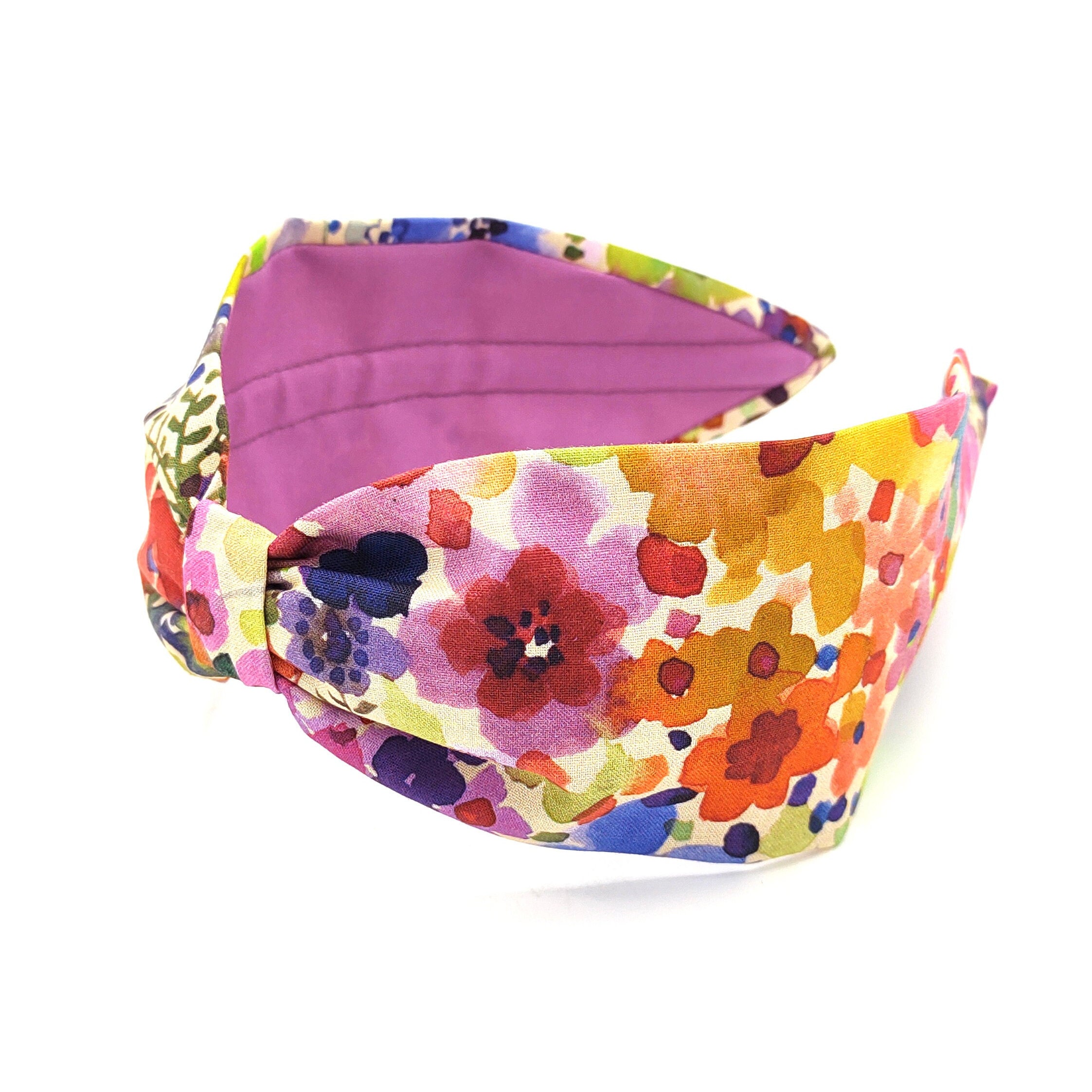 Floral Headband, Floral Cotton Headband, Headband for Women, Boho ...