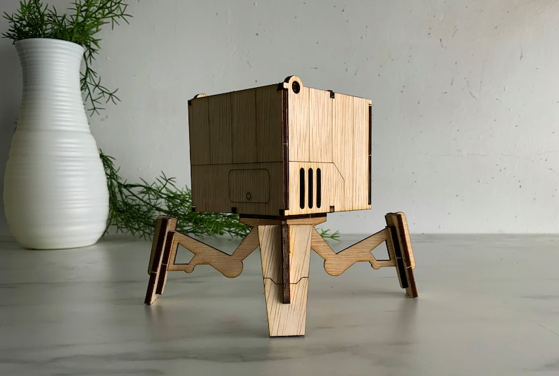 MOODBOT - Laser Cut Dxf/eps/pdf File 3D Robot Figure With Customable ...