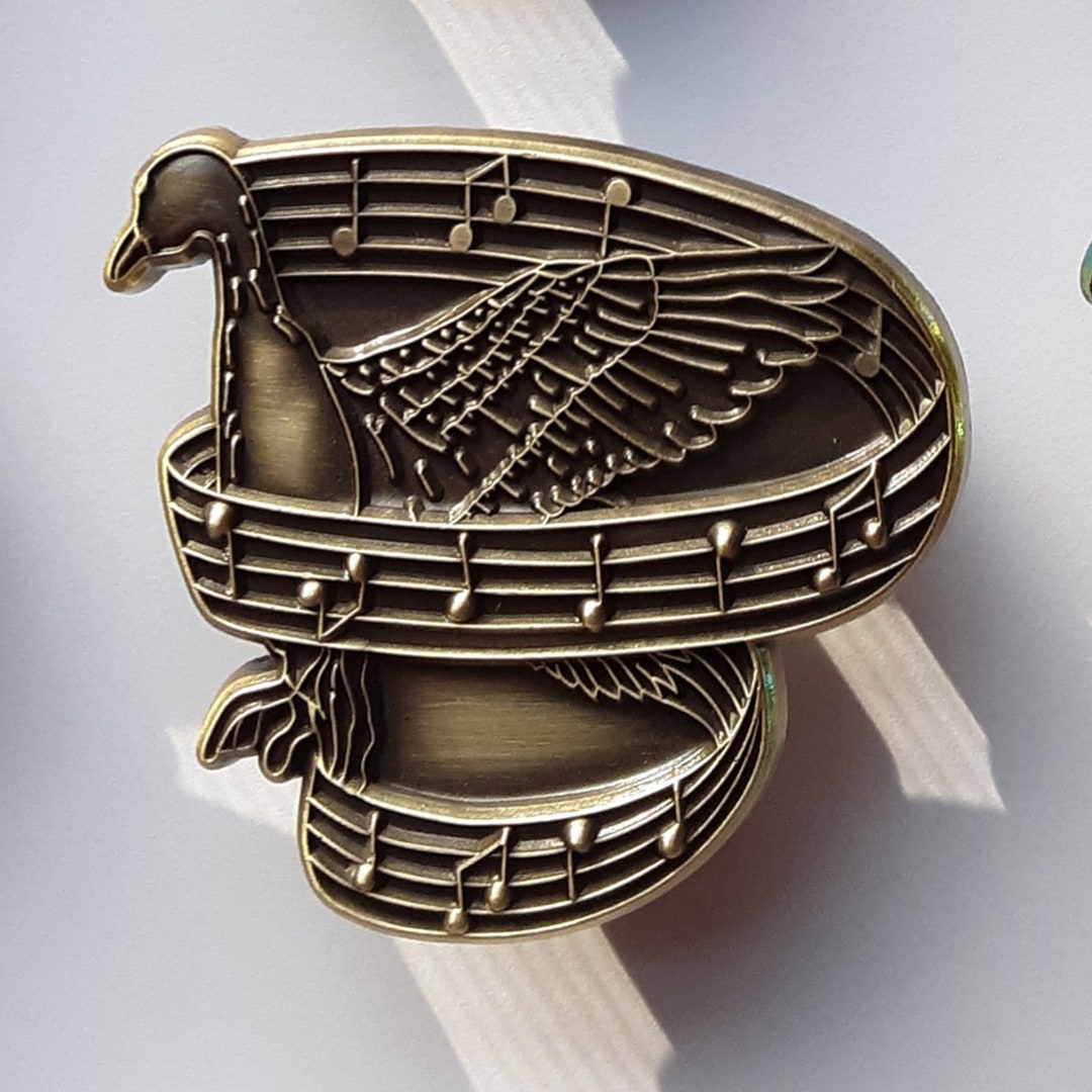 3D Goose Notes Raw Antique Gold - Etsy