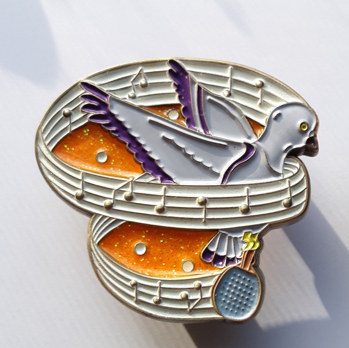 3D Pigeon Notes * Blue / Orange - Etsy