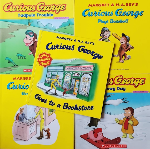 Curious George Books choose One B - Etsy