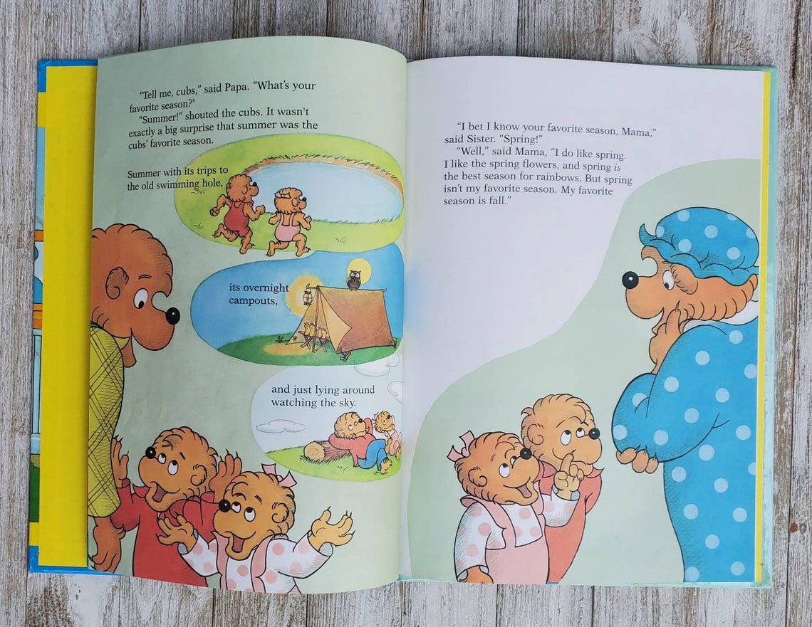 The Berenstain Bears Bedtime Story Back to School | Etsy