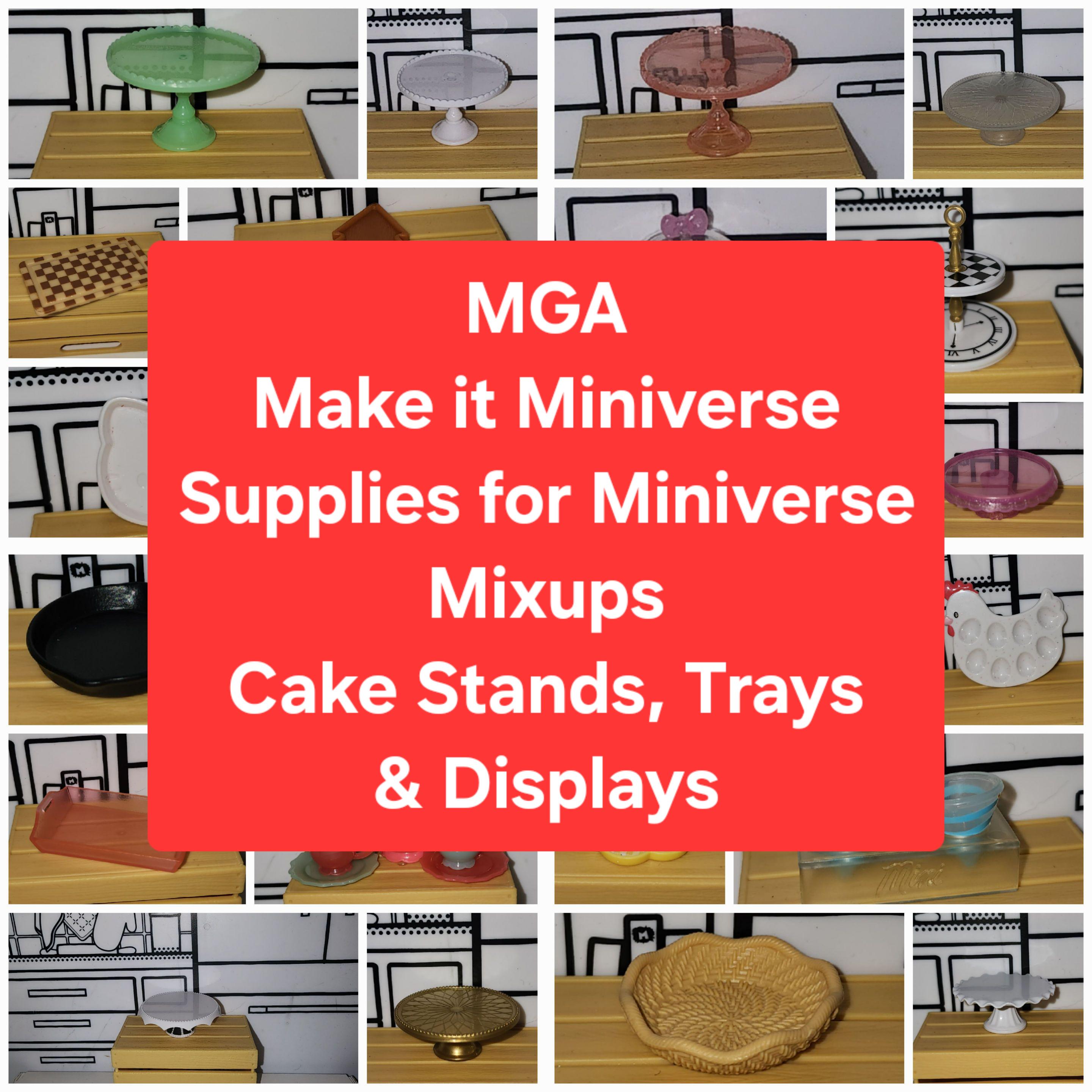 Make It Miniverse - (you Choose) - Cake Stands - Trays - Displays! - Etsy