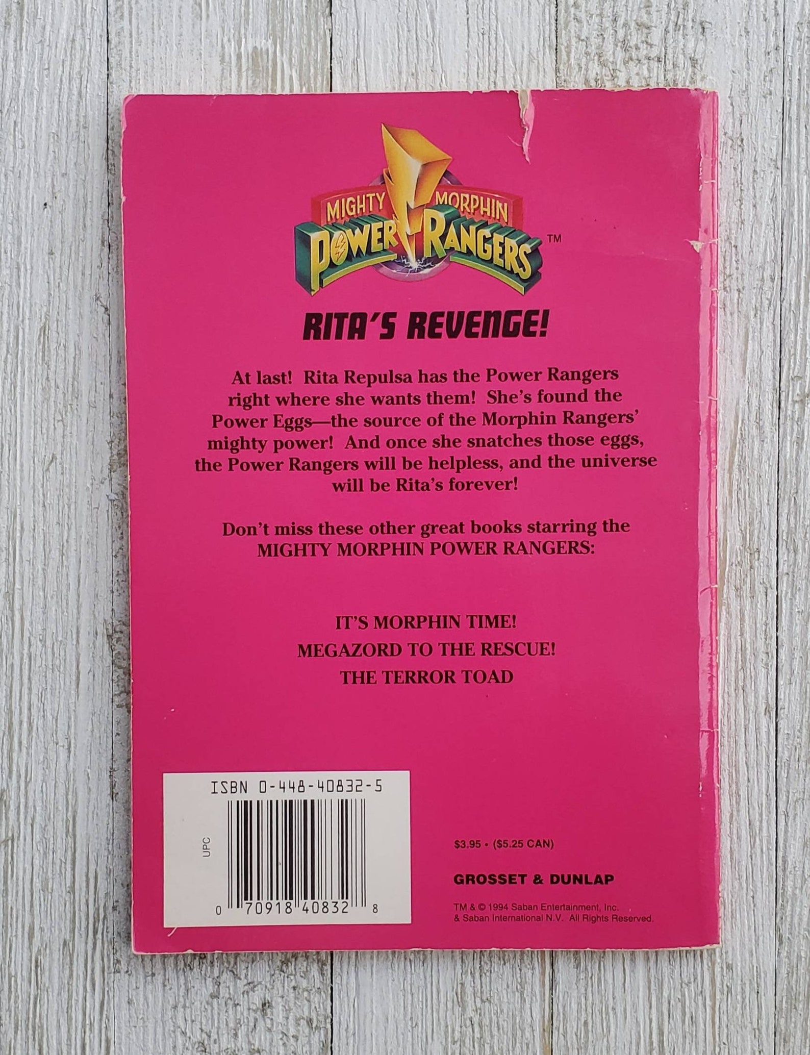 Mighty Morpin Power Rangers Rita's Revenge Rusty | Etsy
