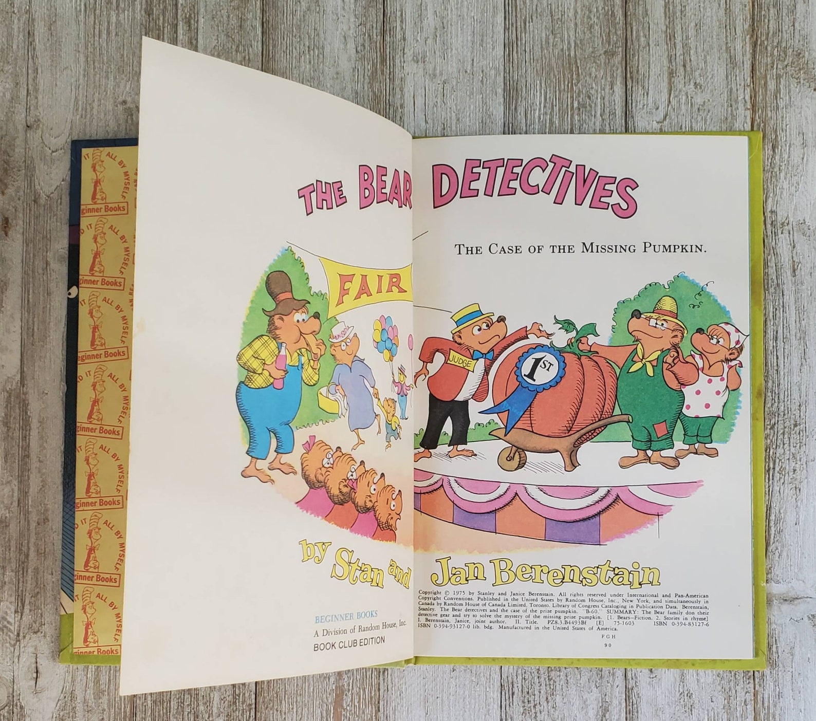 The Bear Detectives Vintage Dr Seuss Book Berenstain Bears - Etsy