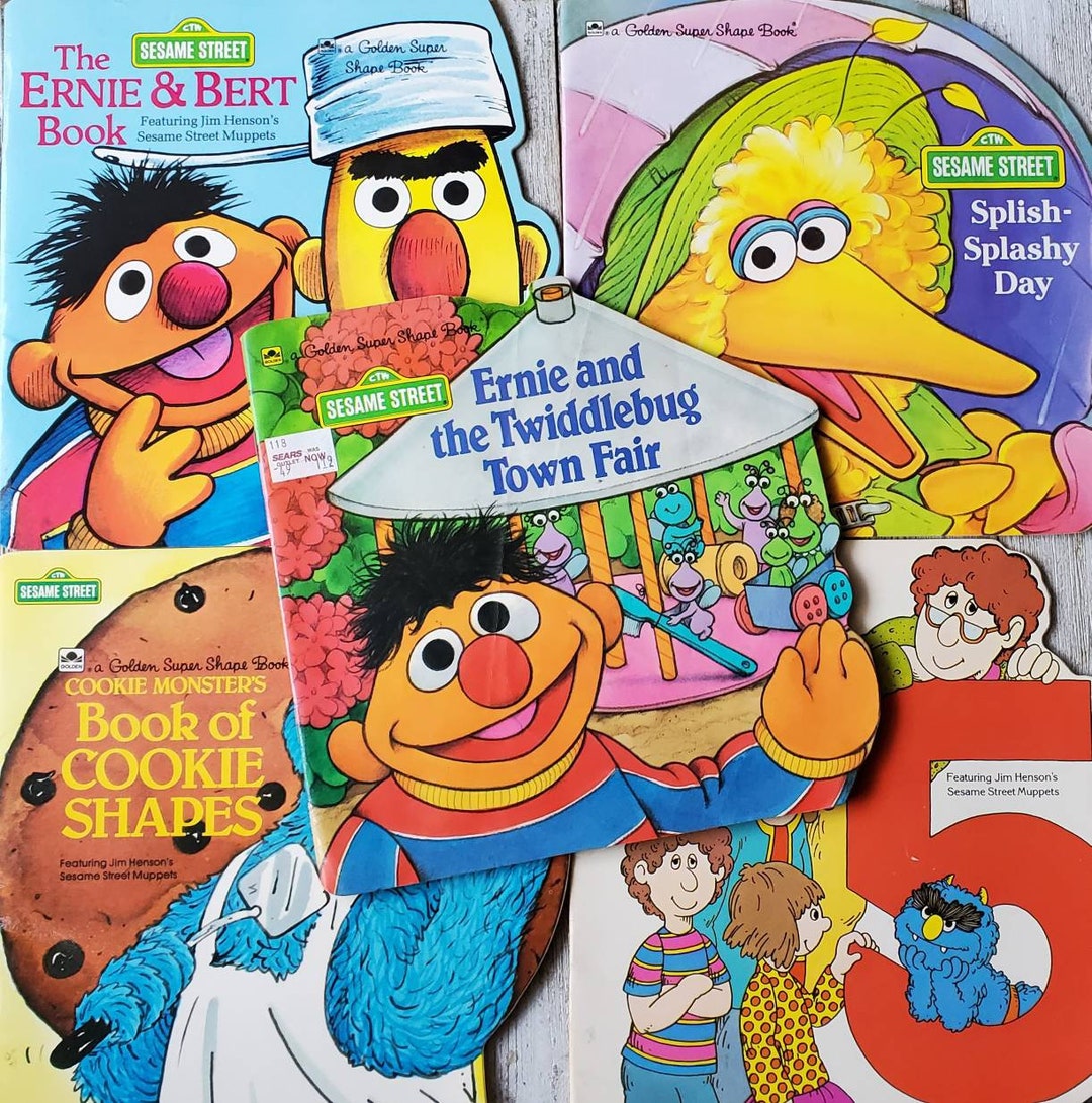 Sesame Street Super Shape Books Bundle of 5 Books - Etsy