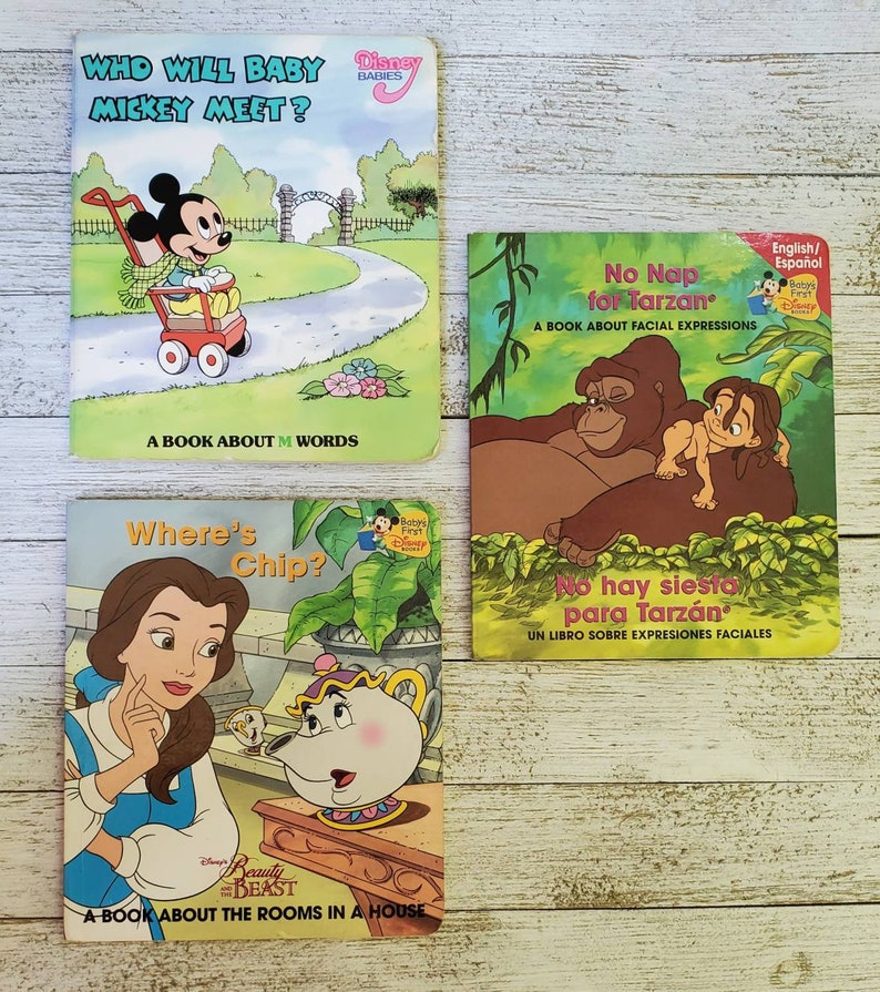 Baby's First Disney Books choose One Disney Board - Etsy