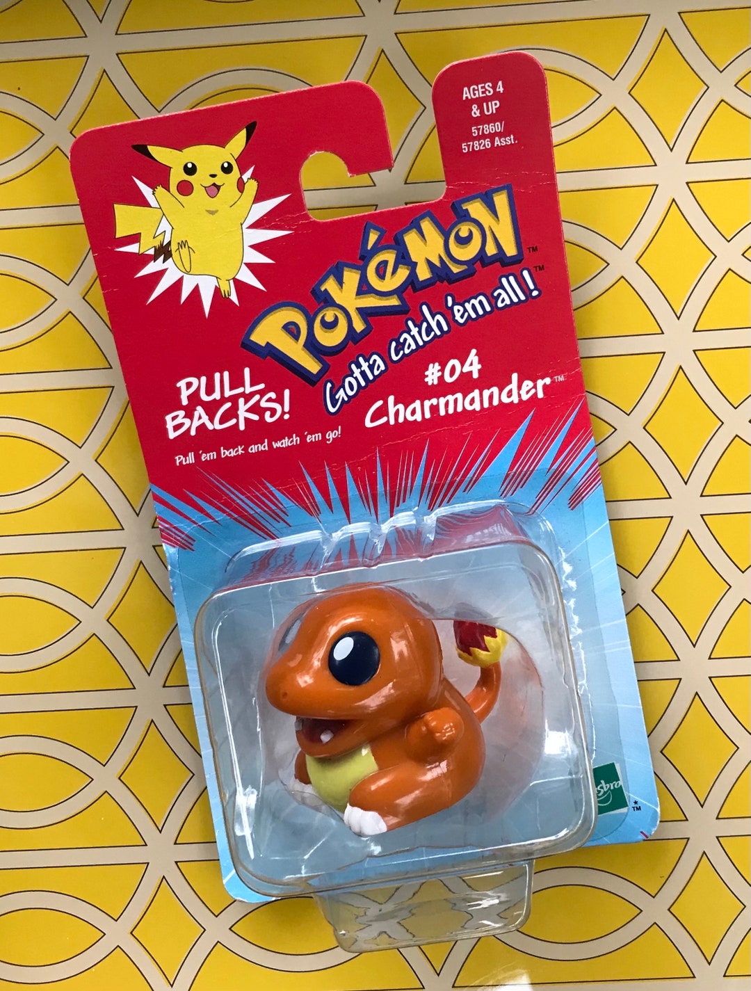 Pokemon Pull Backs 04 Charmander Vintage Toy Unopened - Etsy