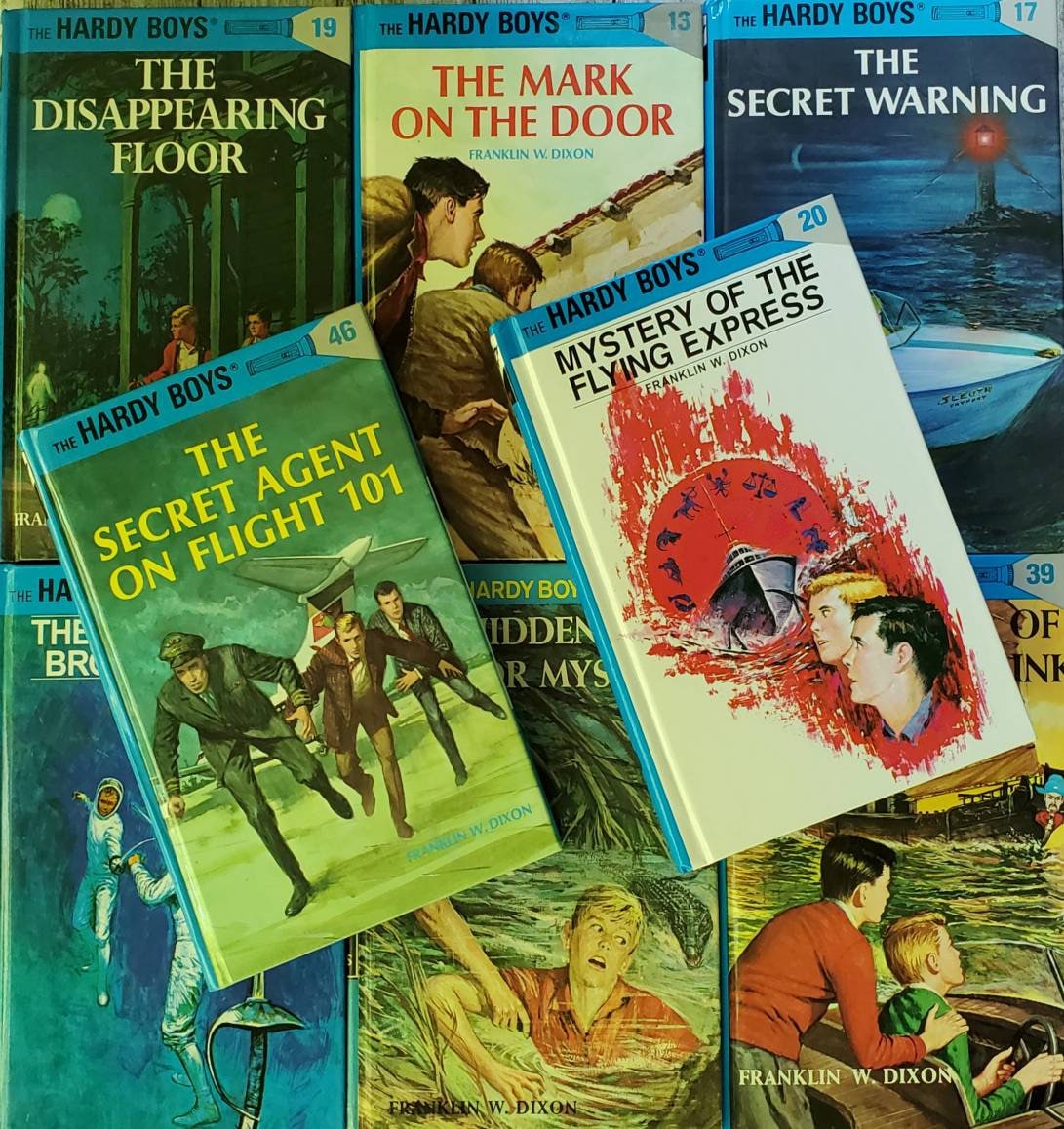 The Hardy Boys Books - Vintage Blue Hardcover - Choose Your Titles - Etsy
