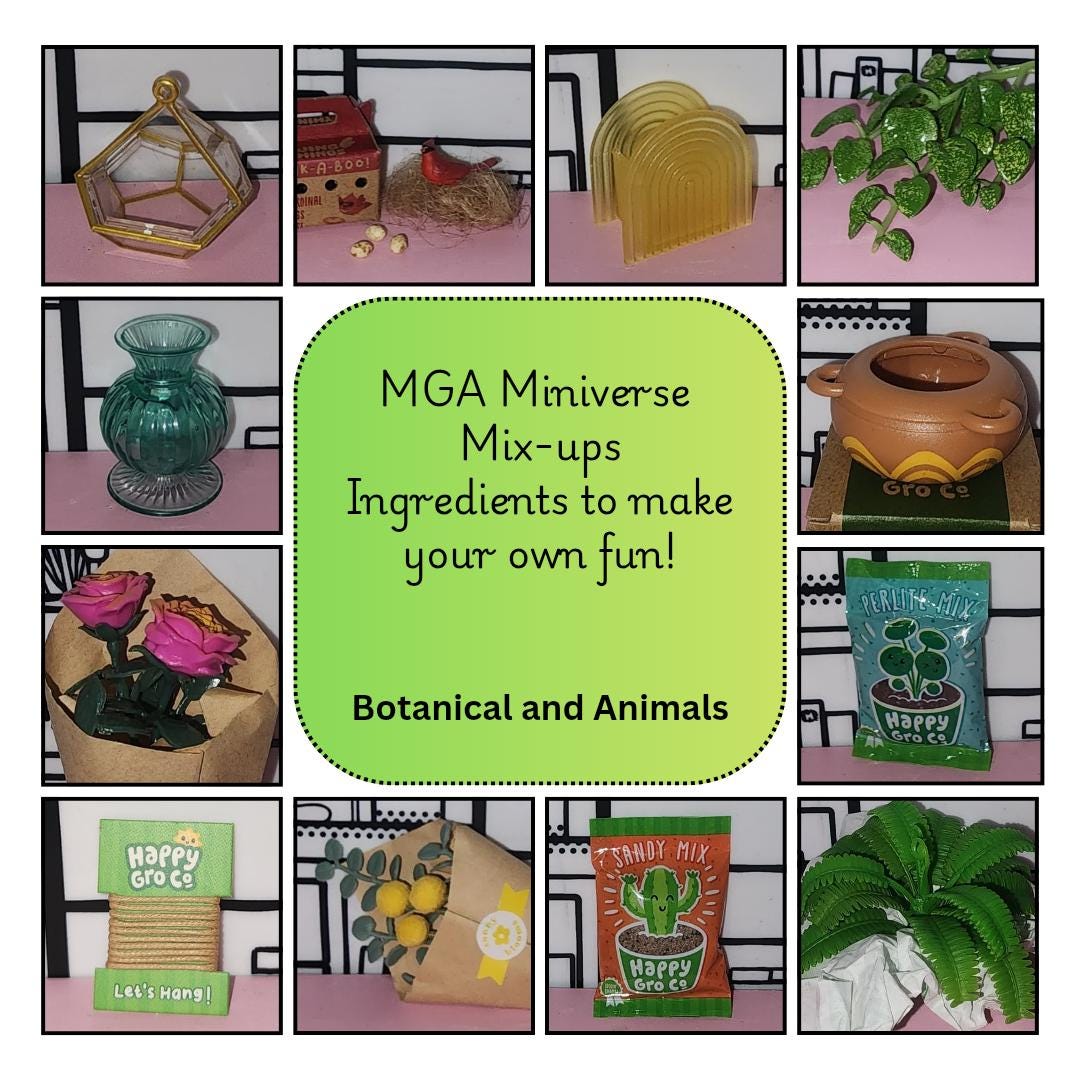 Make It Miniverse - (you Choose) Plants, Flowers, Soil, and Planters - Etsy